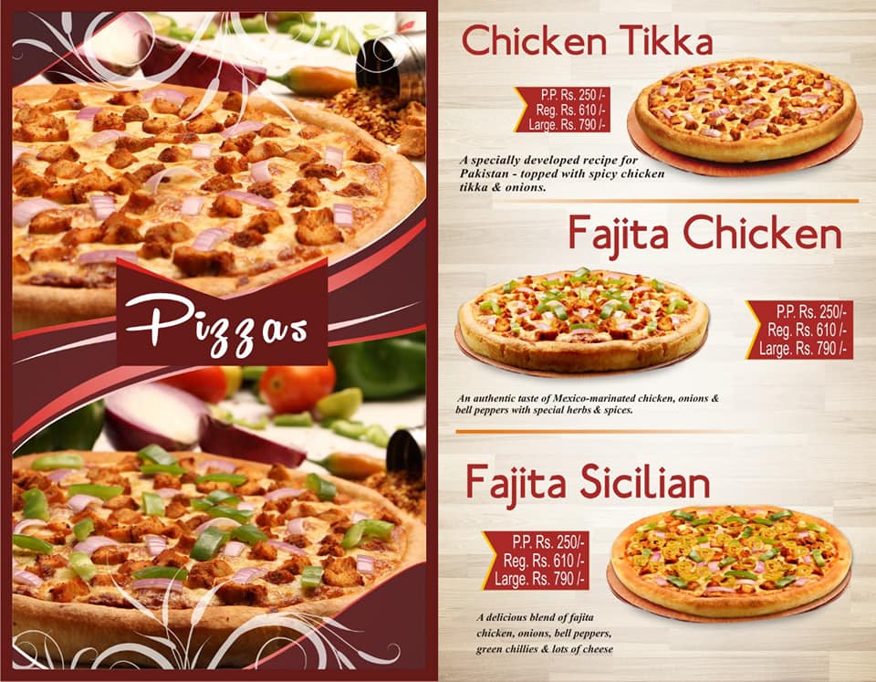 Almaida Pizza Garden Menu Faisalabad | Fasci Garden